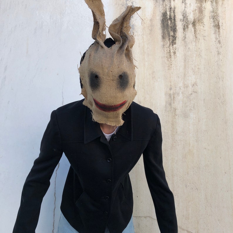 Scary Rabbit Mask Creepy Easter Bunny Adult Halloween - Etsy