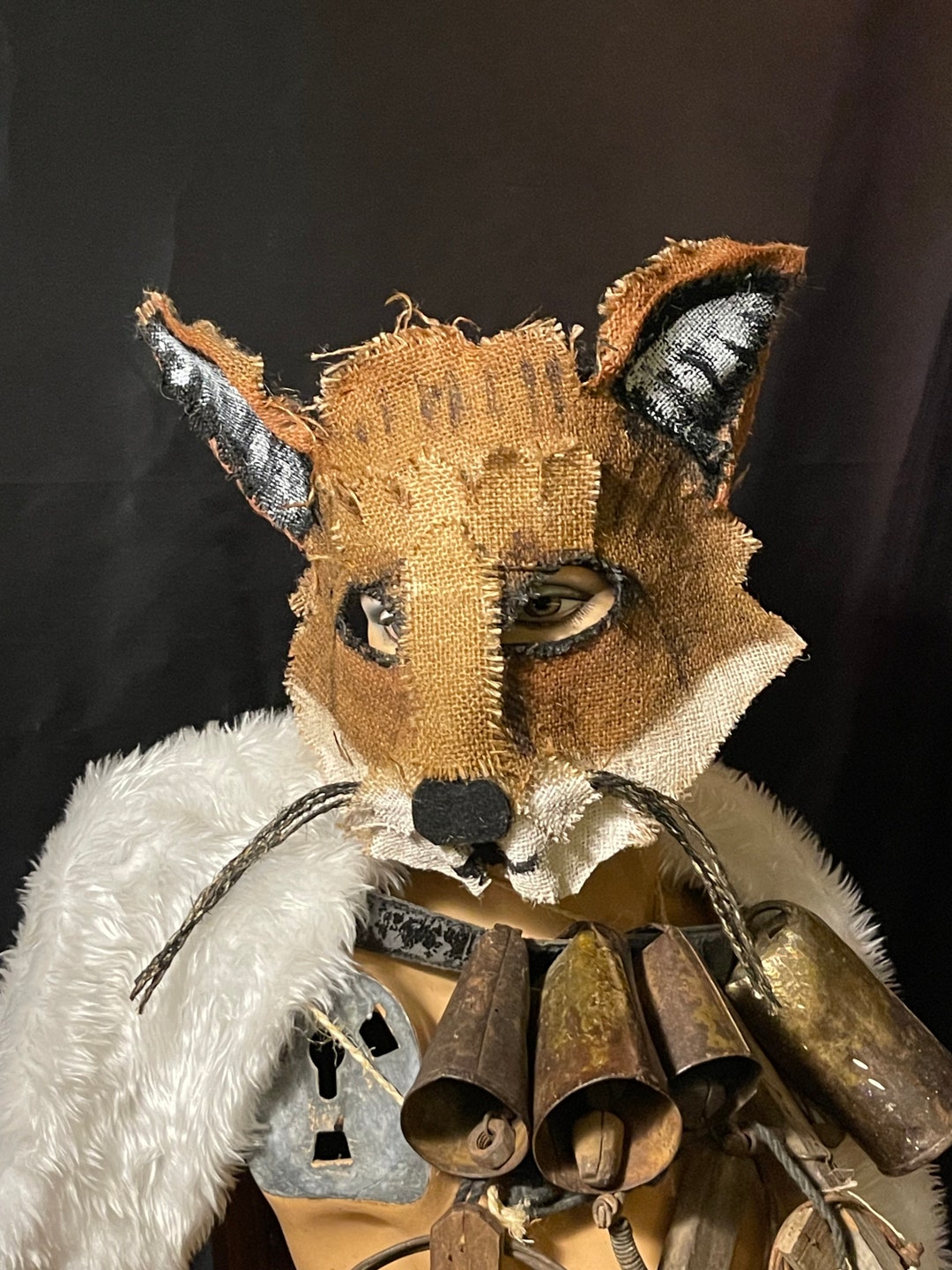 Fox Mask Adult Halloween Costumes for Masquerades & Photo Props Kids ...