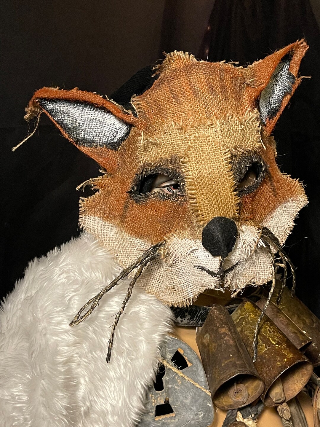 Fox Mask Adult Halloween Costumes for Masquerades & Photo Props Kids ...