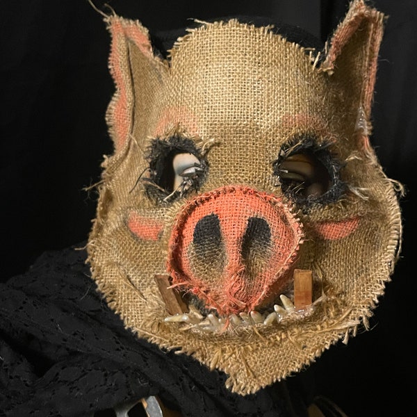 Burlap Sack Mask - Etsy