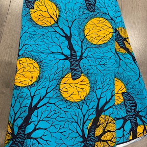 African Map African Fabric Sold per Yard - Etsy