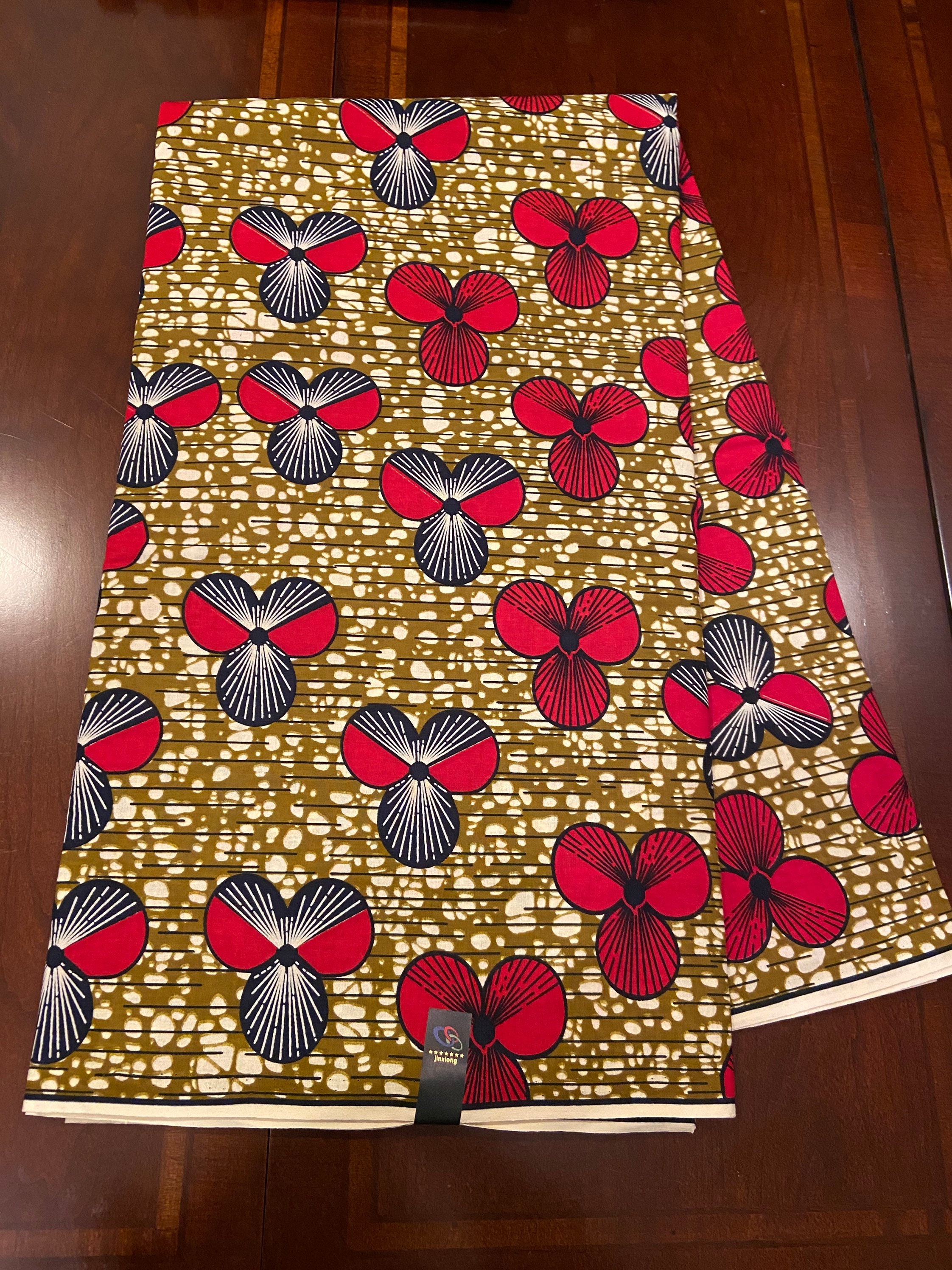 Chitenge Wrap African Fabric Sold per Yard | Etsy