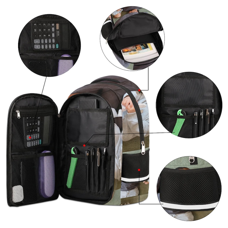 Custom Photo Backpack, Personalized Photo Backpack, Personalized Gift ...