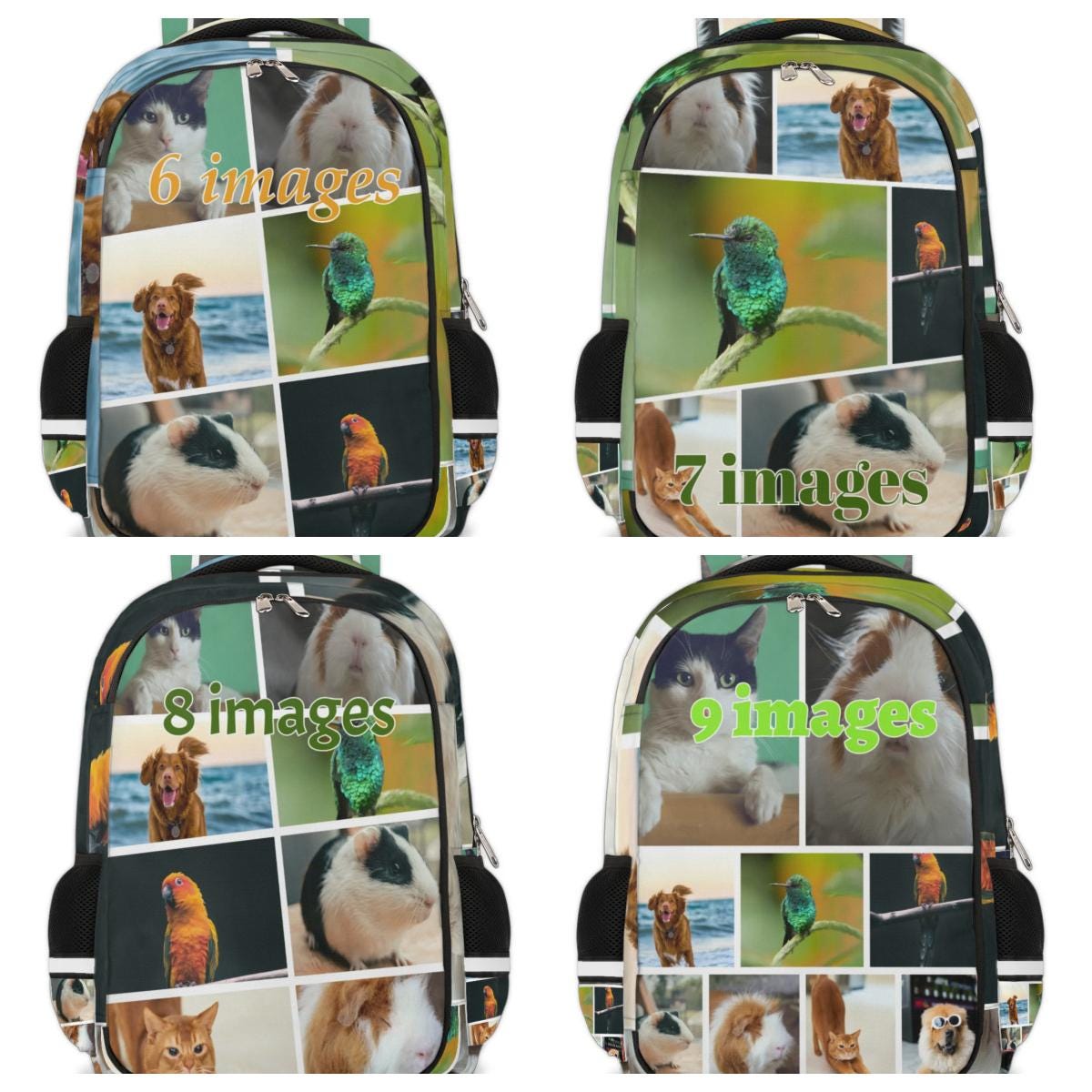 Custom Photo Backpack, Personalized Photo Backpack, Personalized Gift ...