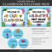 Classroom Welcome Sign, Ocean Classroom Door Sign, Welcome to Our ...