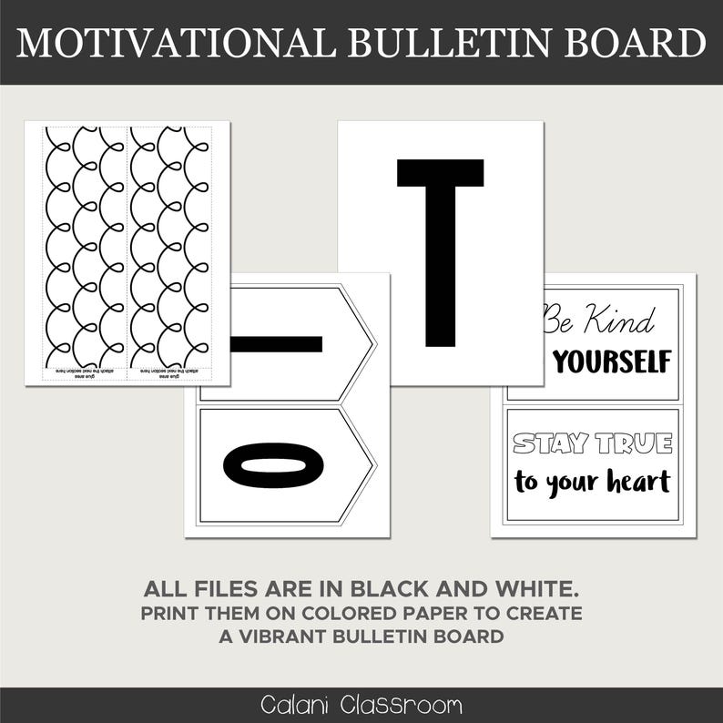 This is Your Year Bulletin Board Kit, Motivational Bulletin Board ...