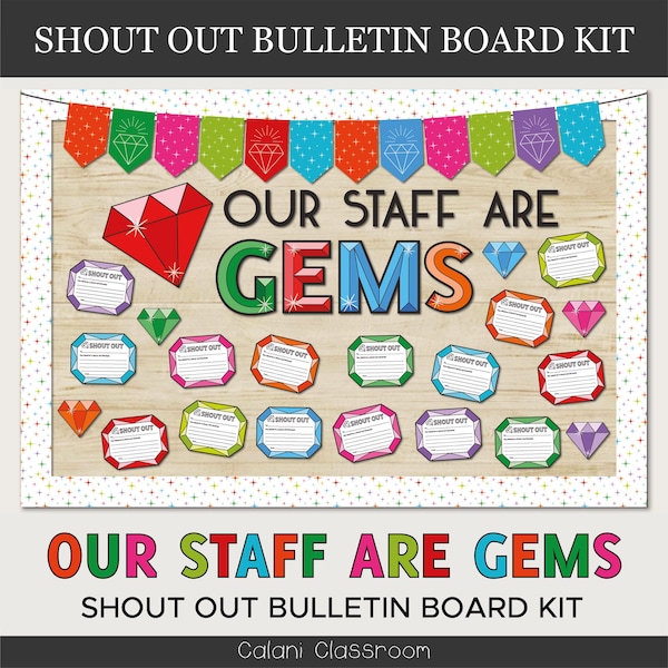 Meet Our Staff Bulletin Board - Etsy