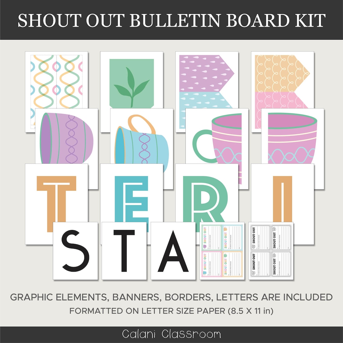 Staff Shout Out Bulletin Board, Staff Appreciation Bulletin Board ...