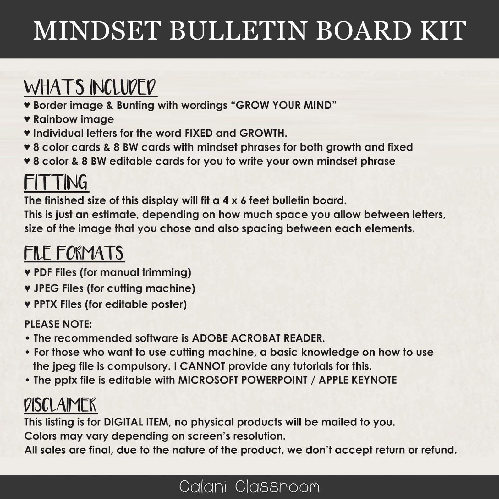 Growth Mindset Bulletin Board Kit, Rainbow Star Classroom Display ...