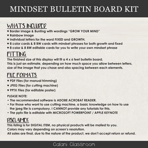 Growth Mindset Bulletin Board Kit, Rainbow Star Classroom Display ...