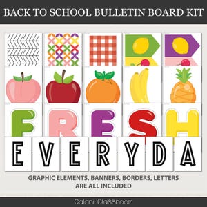 Fruit Bulletin Board Kit, Sweet Classroom Door Decor, Fruit Classroom ...