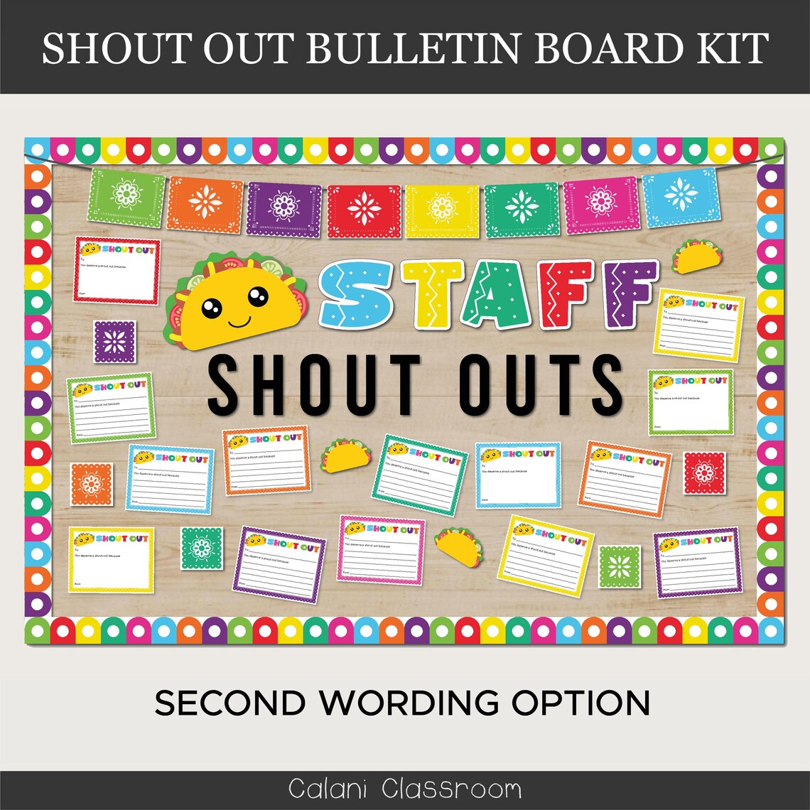 Staff Shout Out Bulletin Board, Staff Appreciation Bulletin Board ...
