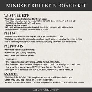 Positive Affirmation Bulletin Board Kit, Classroom Door Decor, Retro ...