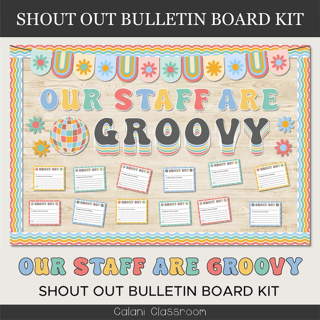 Staff Shout Out Bulletin Board, Staff Appreciation Bulletin Board ...