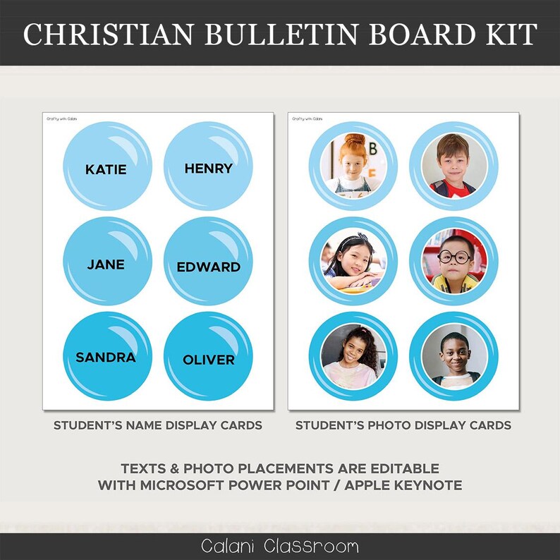 Christian Bulletin Board Kit, Ride the Wave of Grace Classroom Bulletin ...
