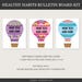 Healthy Habits Bulletin Board - Hot Air Balloons Health Board Nurse ...