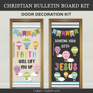 Christian Bulletin Board Kit, Soaring With Jesus Classroom Bulletin ...