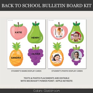 Fruit Bulletin Board Kit, Sweet Classroom Door Decor, Fruit Classroom ...