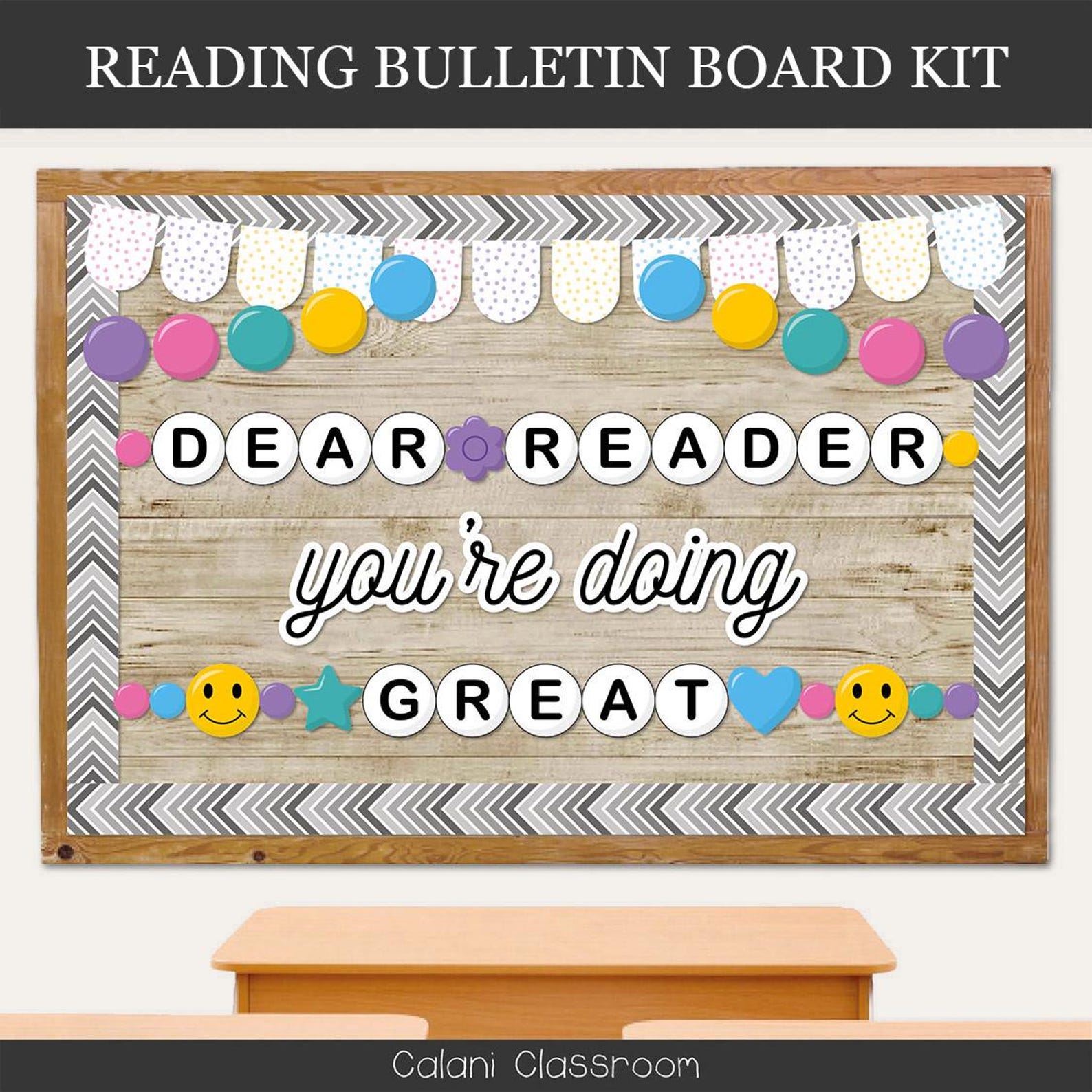 Reading Bulletin Board Kit, Reading Classroom Bulletin Board, Reading ...