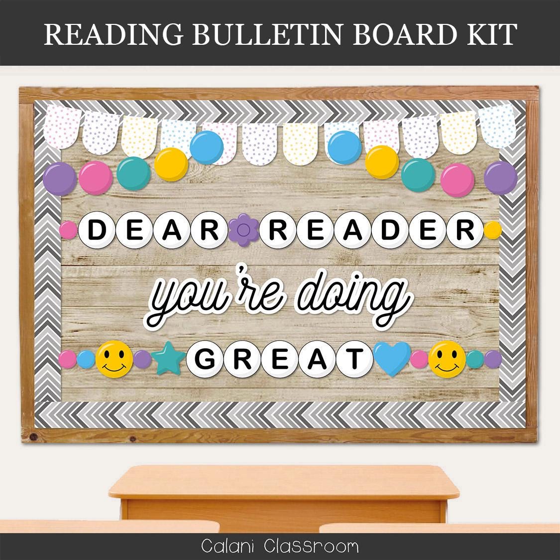 Reading Bulletin Board Kit, Reading Classroom Bulletin Board, Reading ...