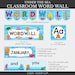 Word Wall Classroom Decor, Ocean Classroom Theme, Editable Reading Wall ...