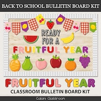 Printable Bulletin Board Border, Modern Farmhouse Classroom Bulletin ...