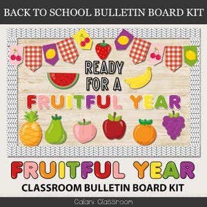 Fruit Bulletin Board Kit, Sweet Classroom Door Decor, Fruit Classroom ...