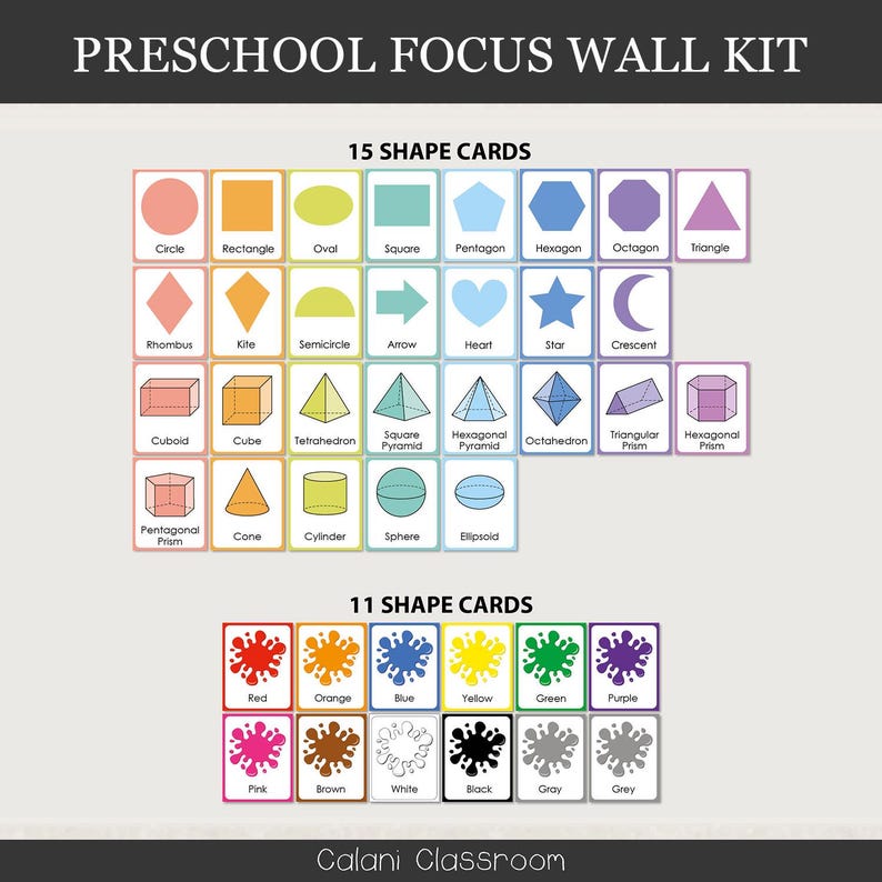Preschool Focus Wall Template, Preschool Learning Wall, Classroom ...