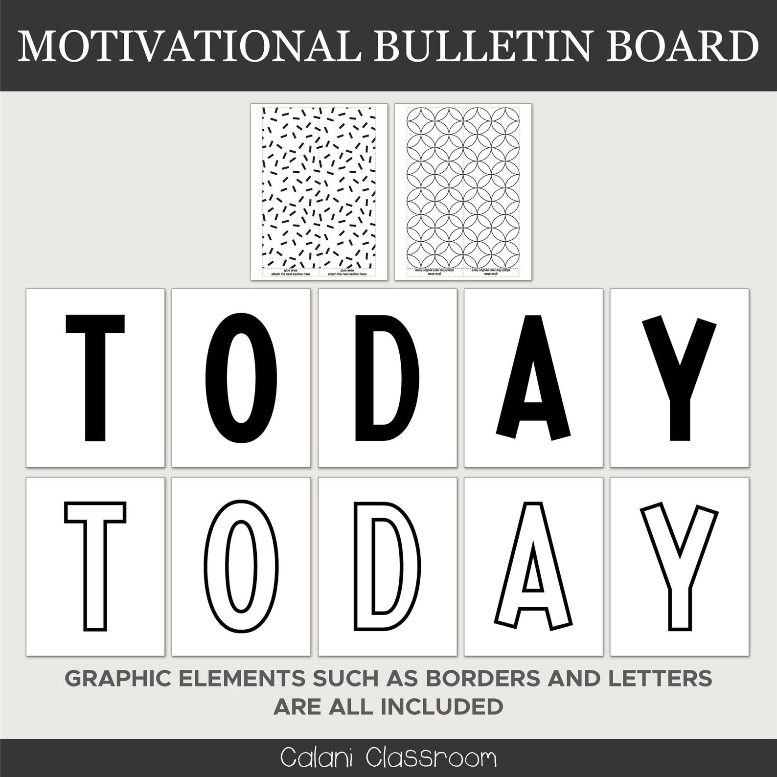 Today is Good Day Bulletin Board Kit, Motivational Bulletin Board ...