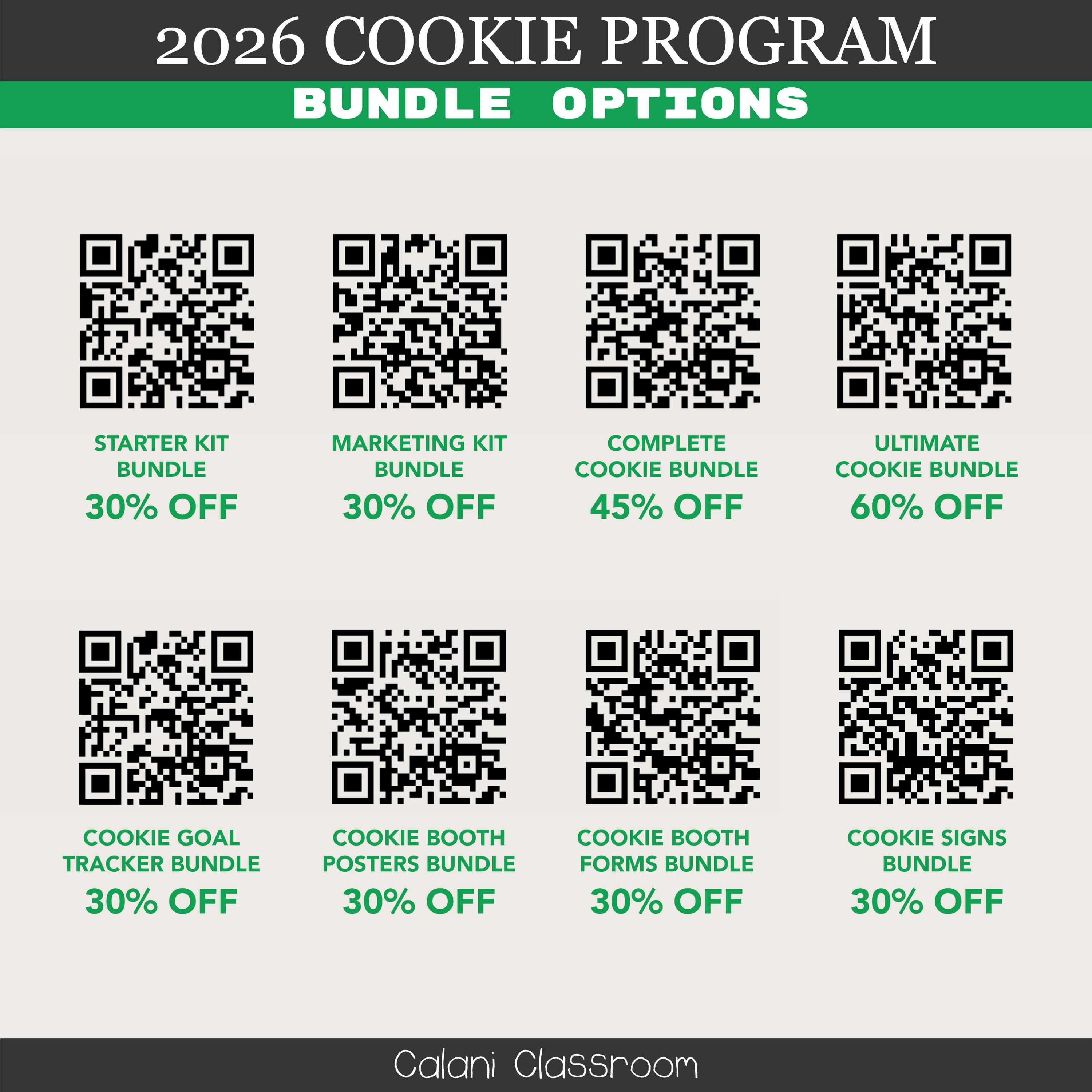 2026 Cookie Bundle, DIY Editable Cookie Marketing Kit With Scout's ...
