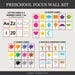 Toddler Focus Wall Template, Toddler Learning Wall, Toddler Circle Time ...