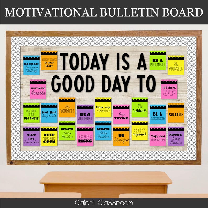Today is Good Day Bulletin Board Kit, Motivational Bulletin Board ...