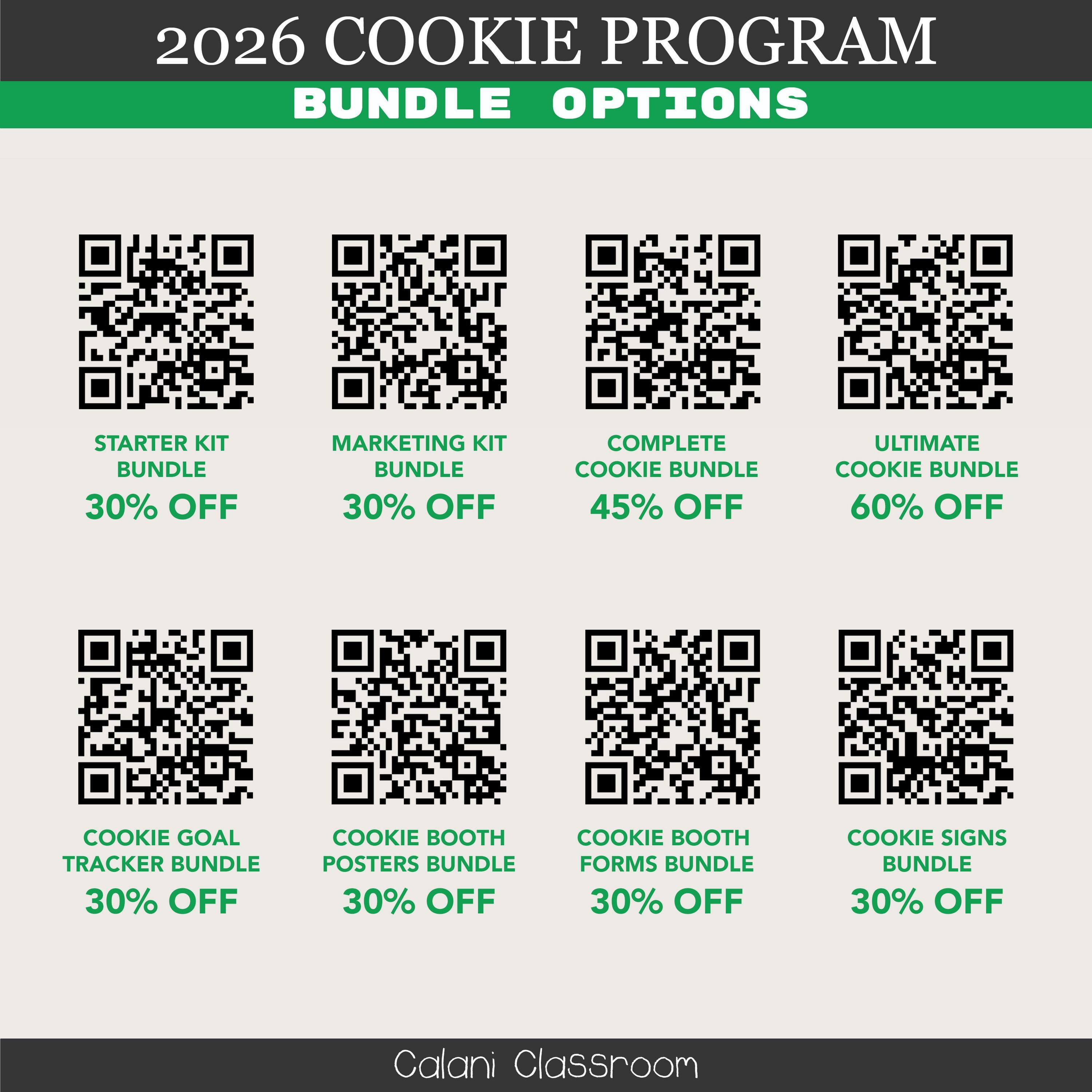 2026 Cookie Bundle, DIY Editable Cookie Marketing Kit With Scout's ...