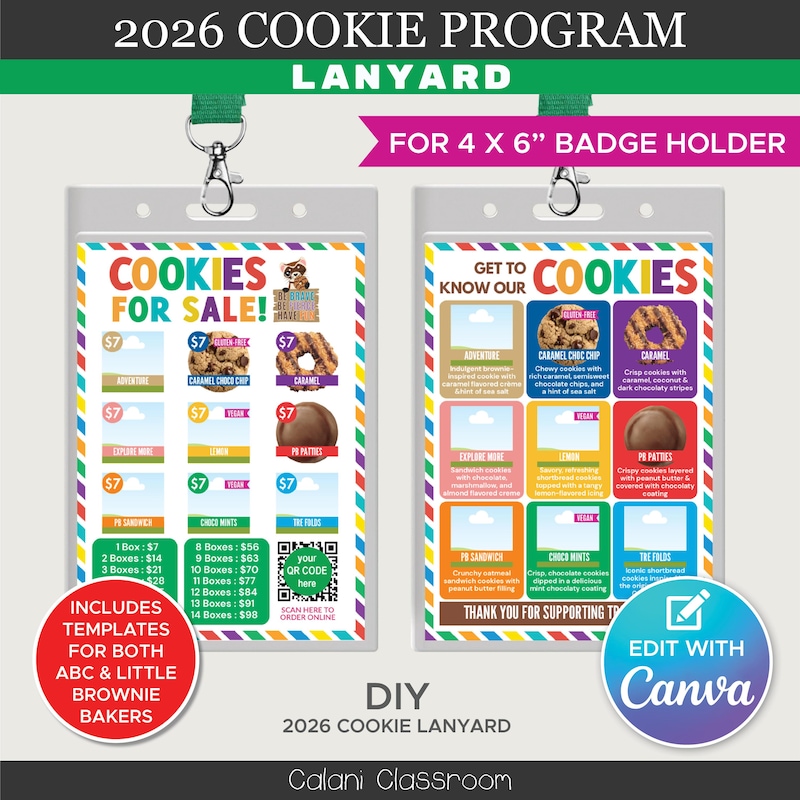 Girl Scouts 2026 Cookies - Etsy