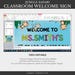 Classroom Welcome Sign, Jungle Safari Classroom Door Sign, Welcome to ...