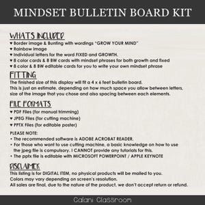 Growth Mindset Bulletin Board, Pastel Rainbow Classroom Display, Change ...