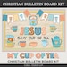 Christian Bulletin Board Kit, Jesus is My Cup of Tea Classroom Bulletin ...