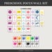 Preschool Focus Wall Template, Preschool Learning Wall, Classroom ...