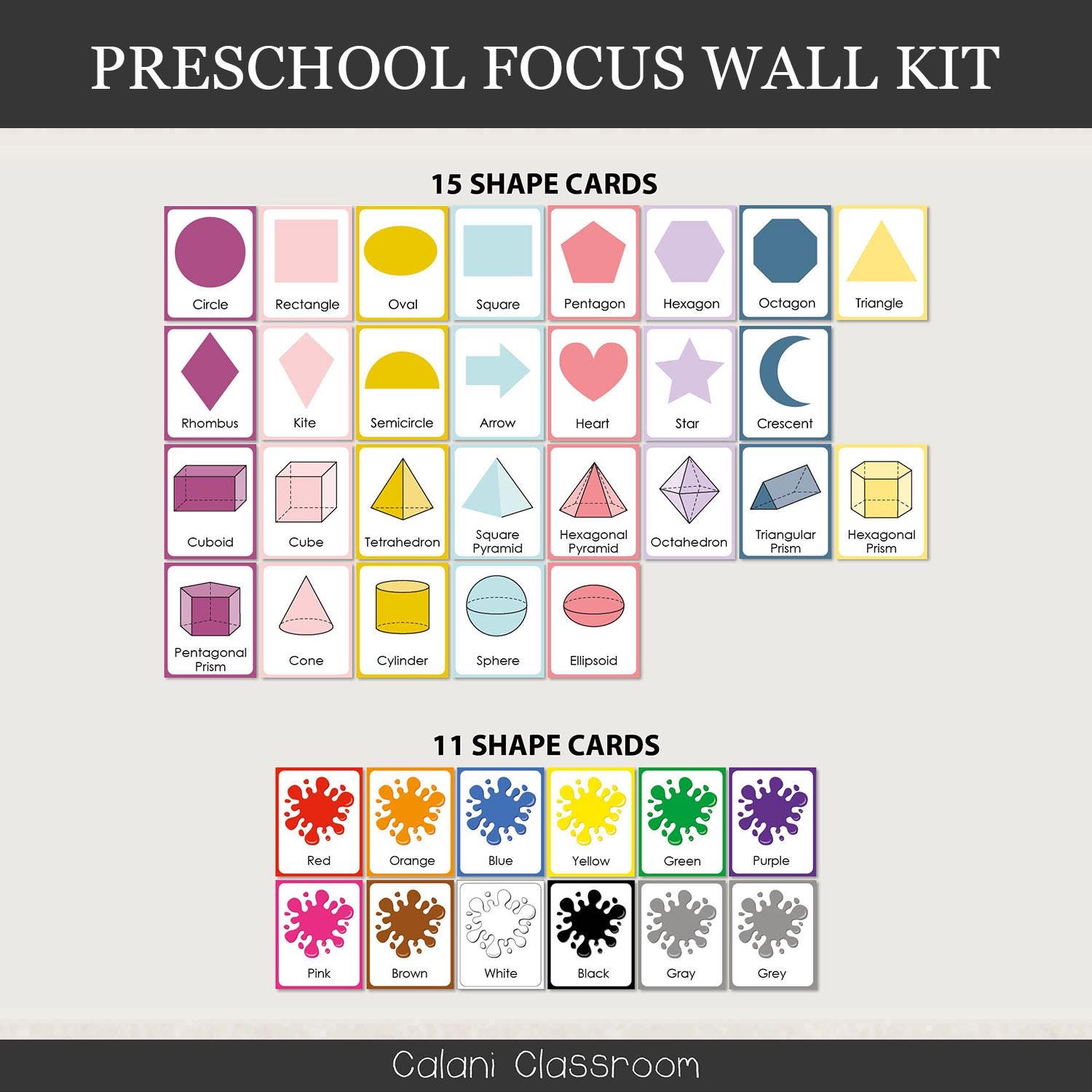 Preschool Focus Wall Template, Preschool Learning Wall, Classroom ...