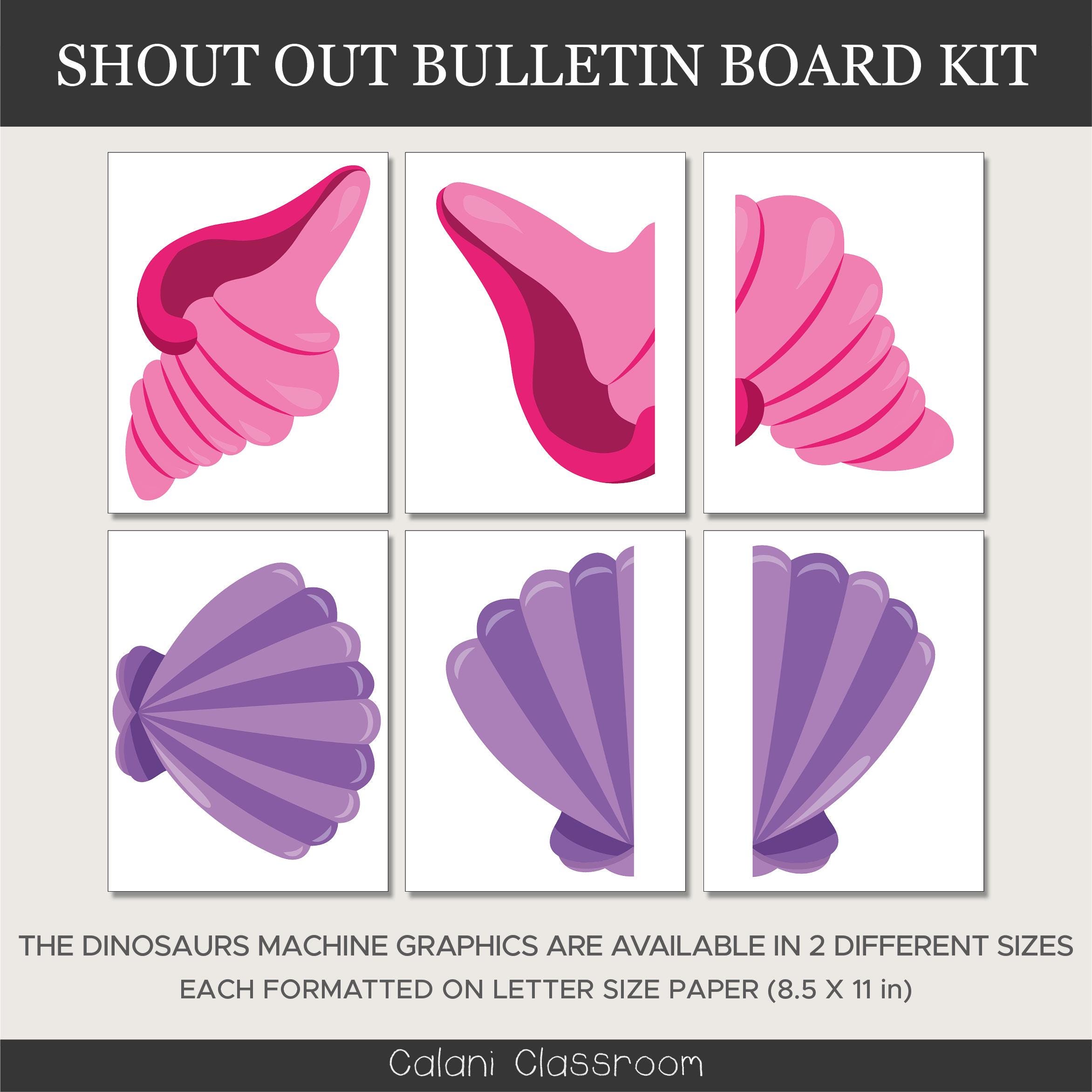 Staff Shout Out Bulletin Board Kit in Vibrant Ocean Theme (digital ...