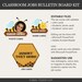 Bee Classroom Jobs Display, Classroom Job Chart, Bee Job Cards ...