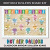 Spring Bulletin Board Kit, Hot Air Balloon Craft (printable PDF) - Etsy