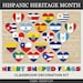 Hispanic Heritage Month, Hispanic Country Flags, Hispanic Country Heart ...