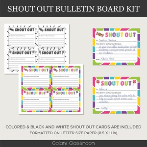 Staff Shout Out Bulletin Board, Staff Appreciation Bulletin Board ...