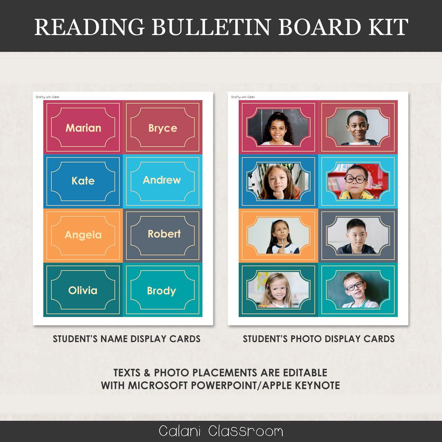 Reading Bulletin Board Kit, Classroom Bulletin Board, Reading Gnomes ...