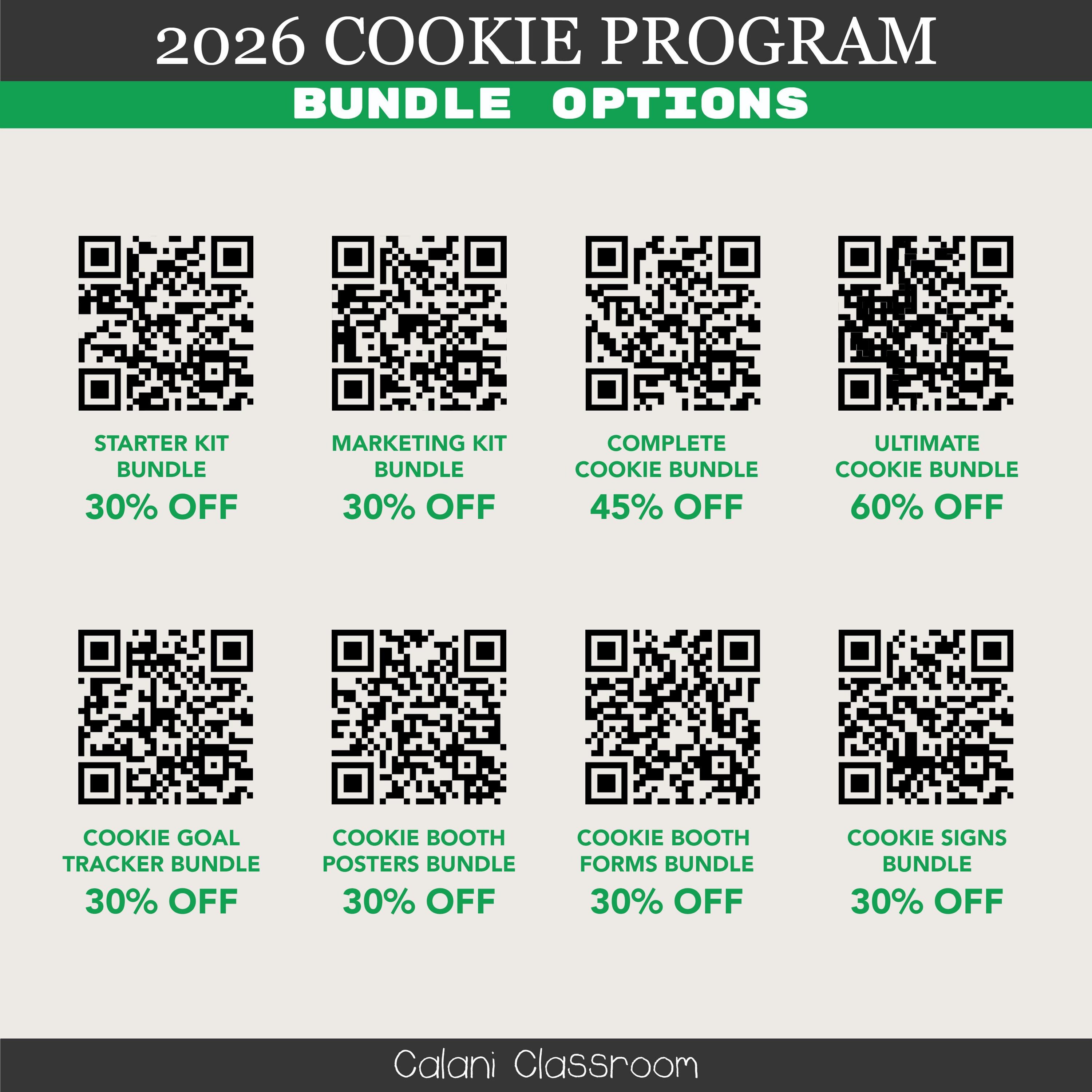2026 Cookie Menu Price List, DIY Editable Cookie Marketing Kit for ...