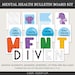 Mental Health Bulletin Board Kit, Mental Wellness Habits, Classroom ...