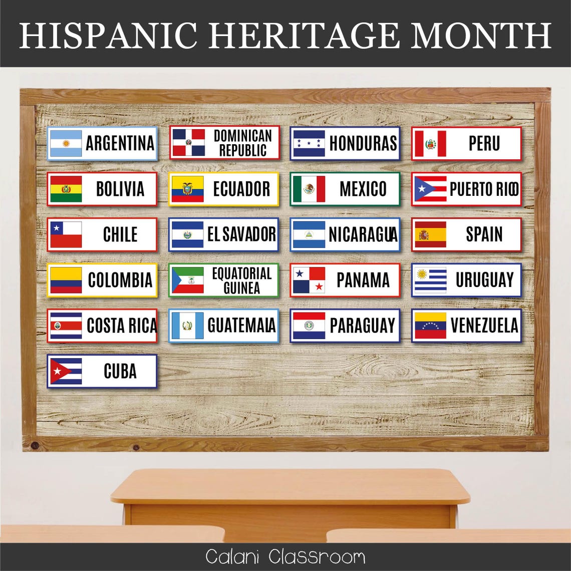 Hispanic Heritage Month, Hispanic Country Flags, Hispanic Country Flag ...