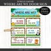 Classroom Door Sign, Safari Classroom, Where Are We Door Sign, Jungle ...