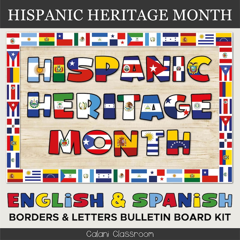 Hispanic Heritage Poster - Etsy